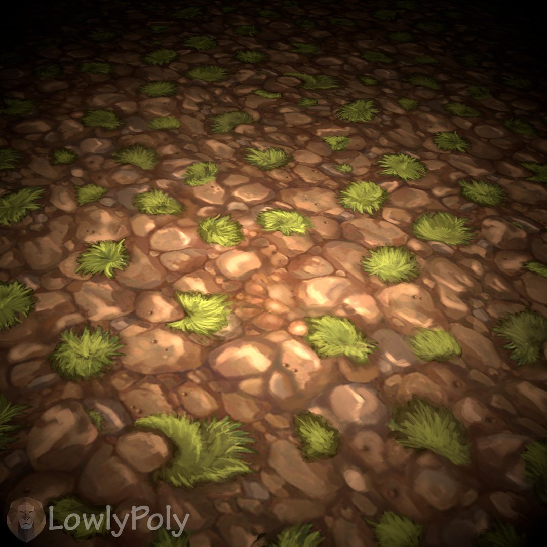 Texture Set Vol.11 Hand Painted Ground (Stylized Texture Flooring ...