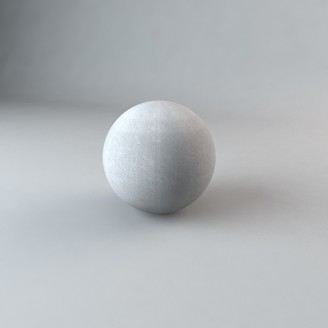 3d Styrofoam Package Model