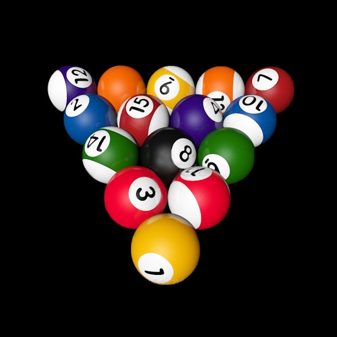Pool Balls Textures - TurboSquid 1107033