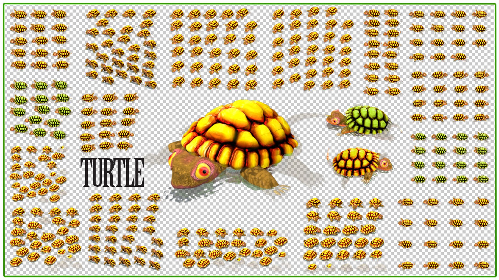 2D Animated Animals - TurboSquid 1109538