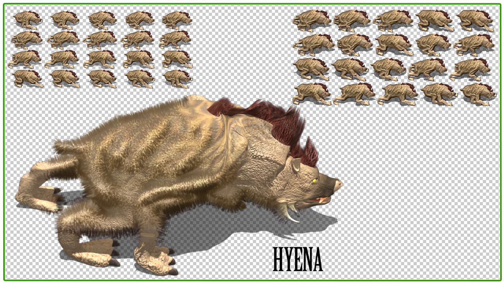 2D Animated Animals - TurboSquid 1109538