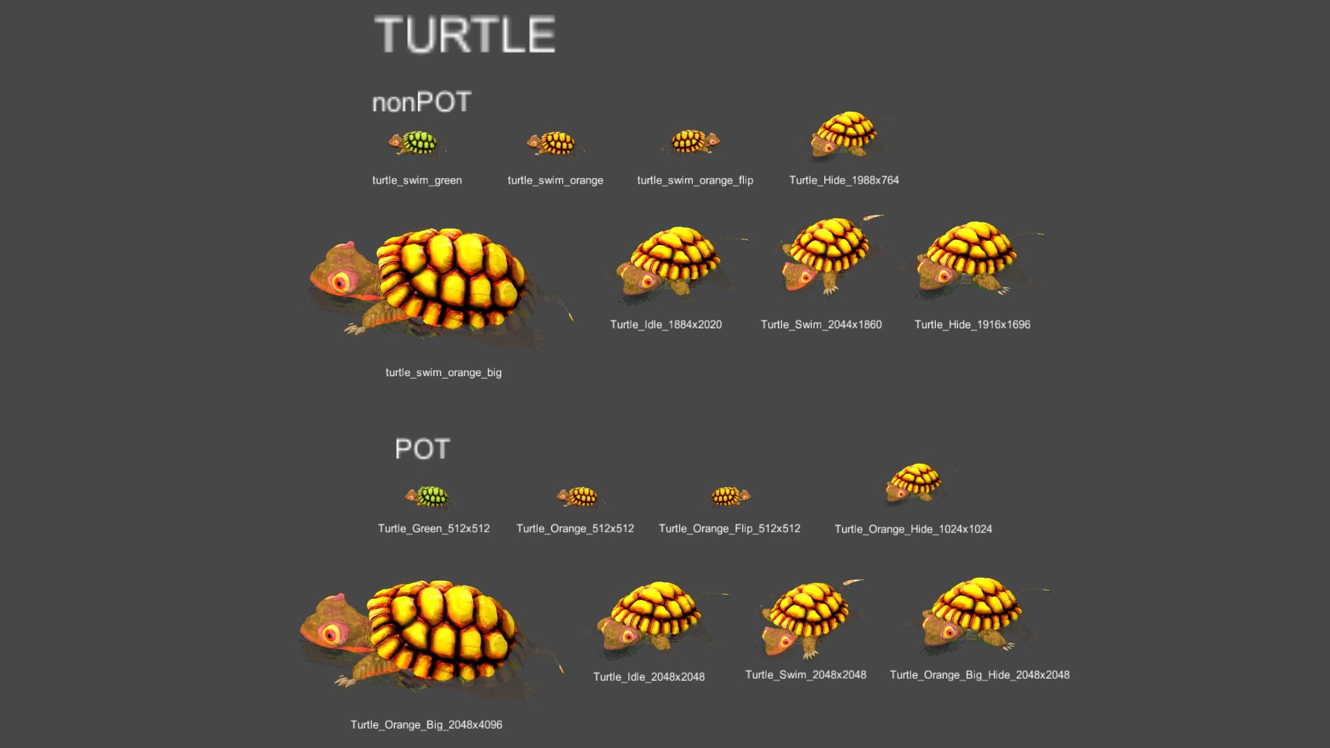 2D Animated Animals - TurboSquid 1109538