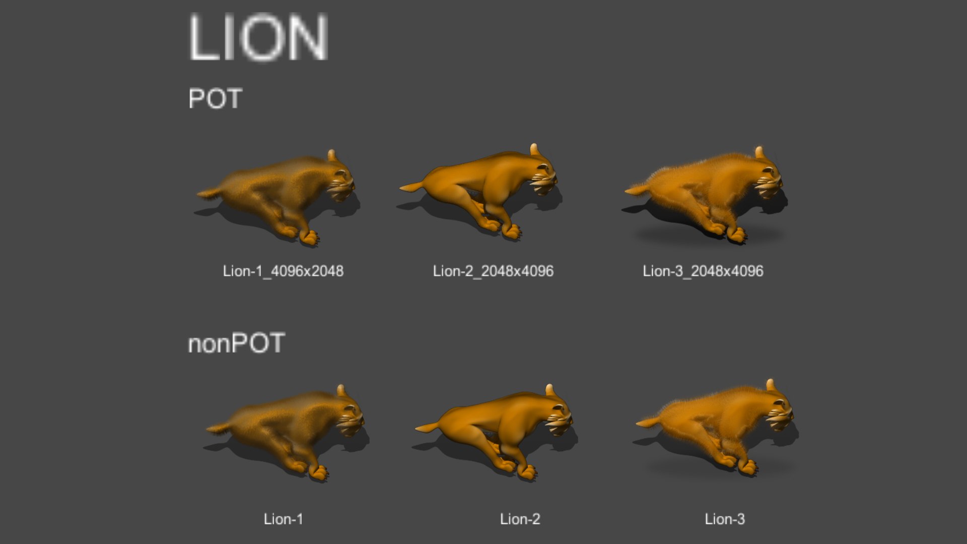 2D Animated Animals - TurboSquid 1109538