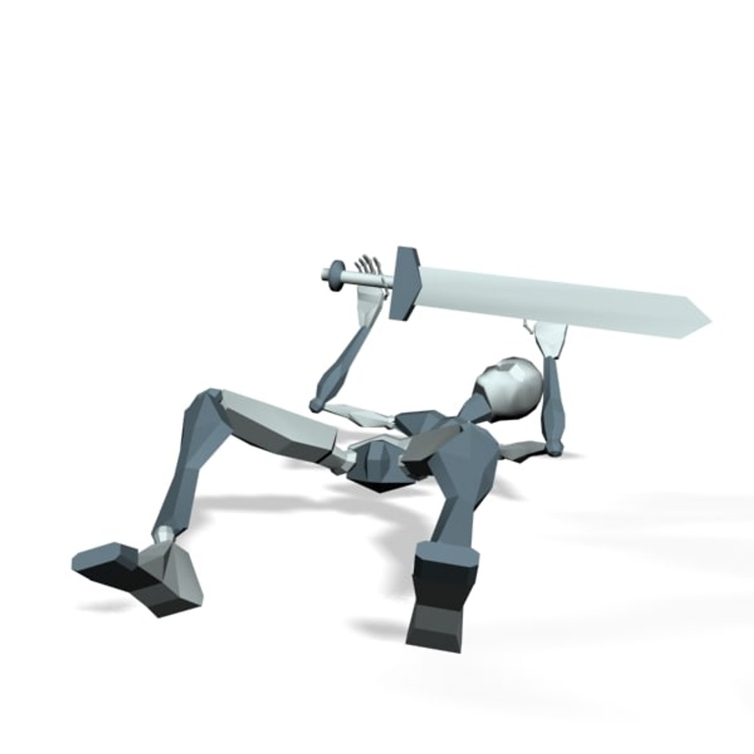 Action Hero Warrior Push Defend - TurboSquid 1113525