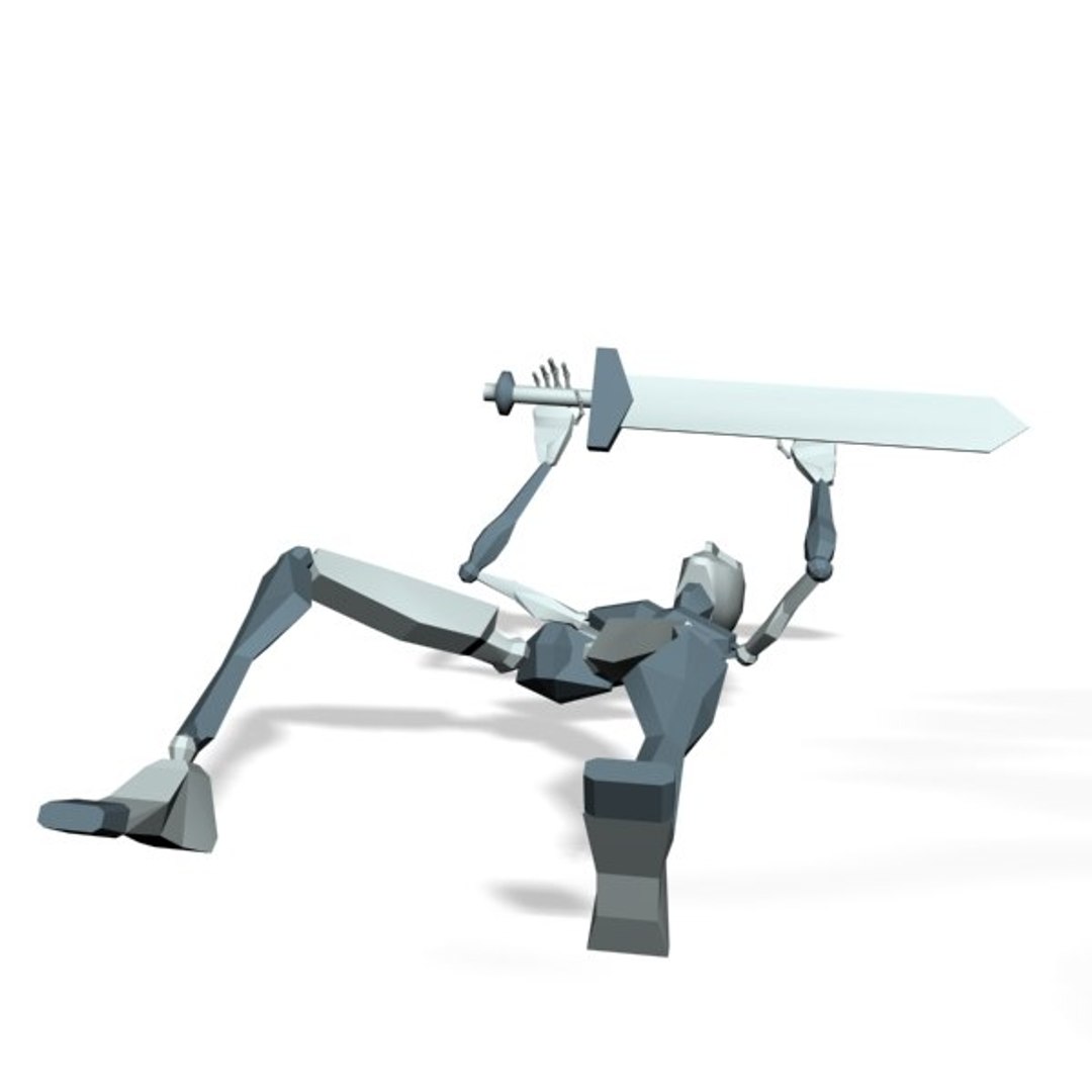 Action Hero Warrior Push Defend - TurboSquid 1113525