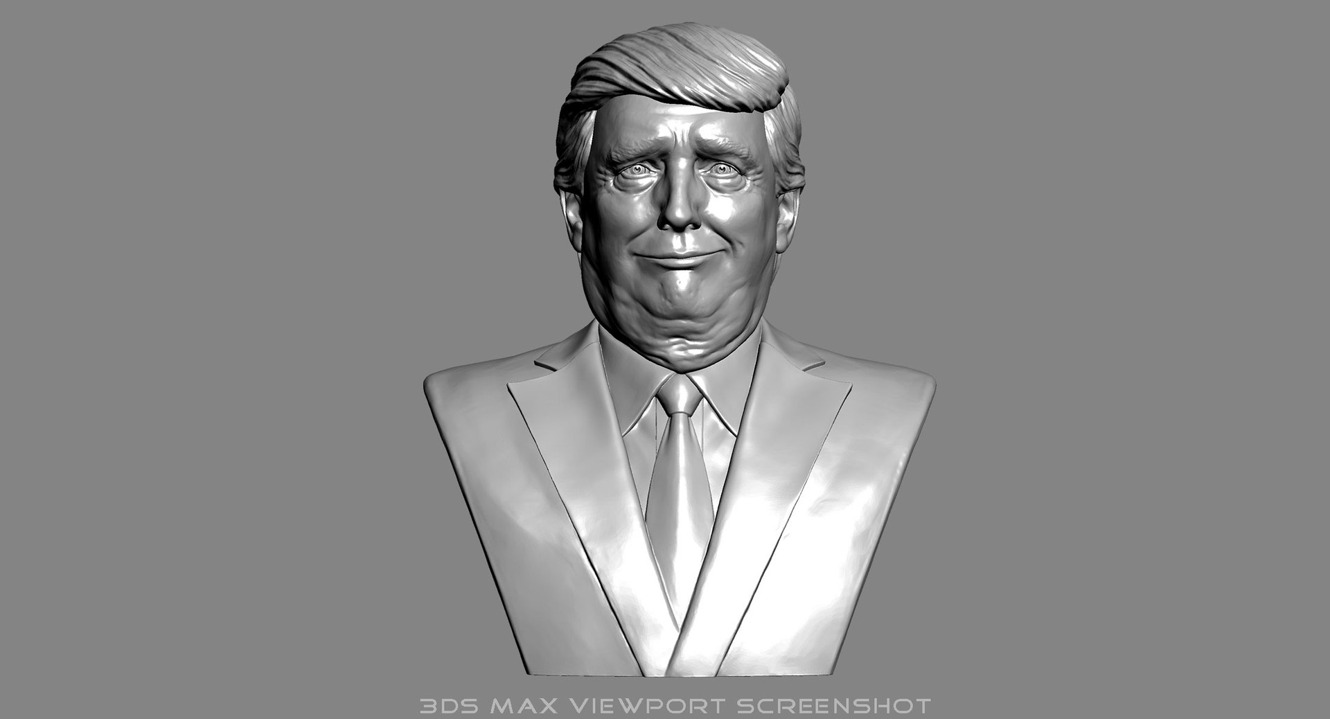 3d Model Donald Trump Emotion 2