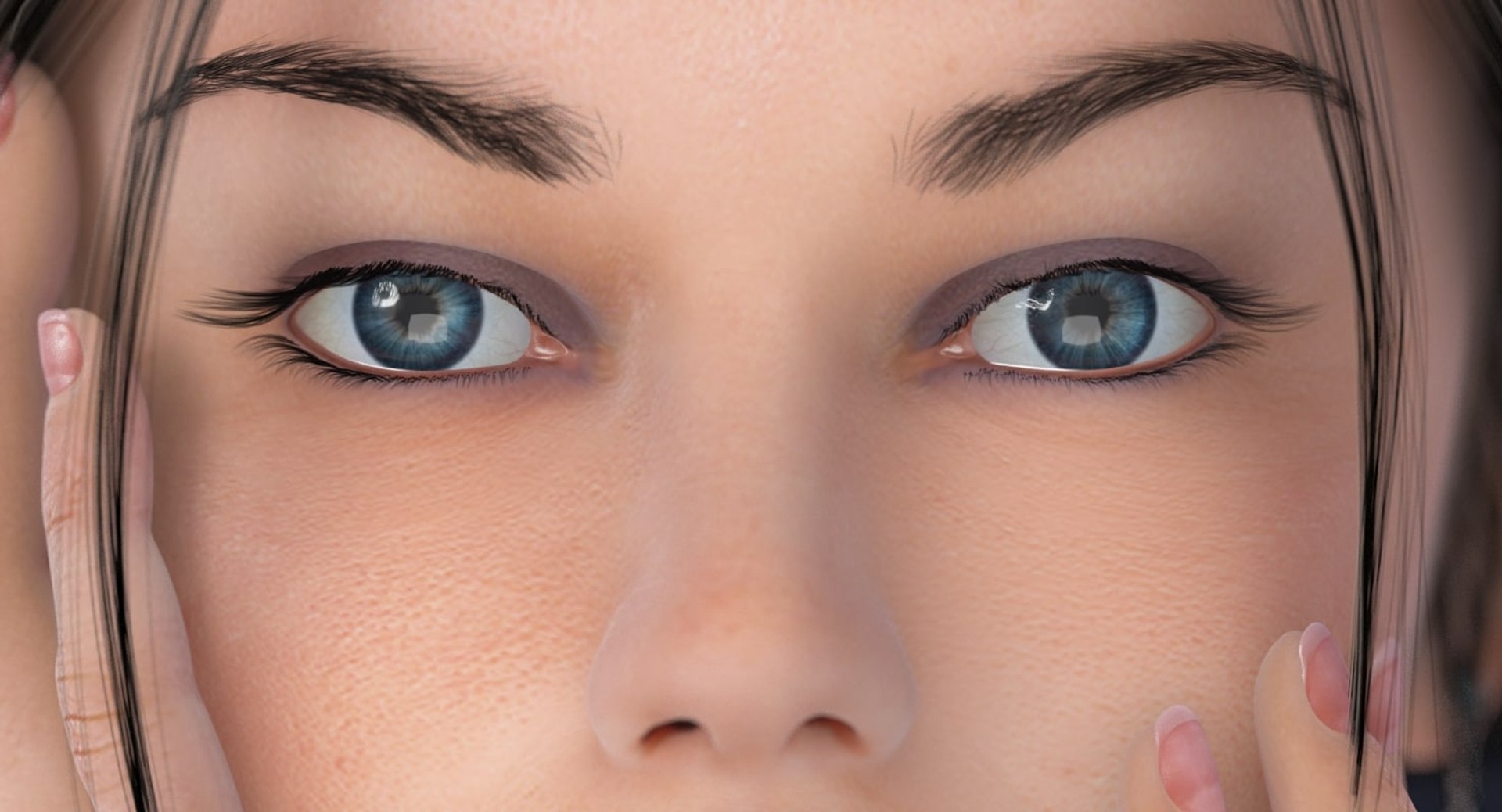 nova ballerina - girl face 3d max