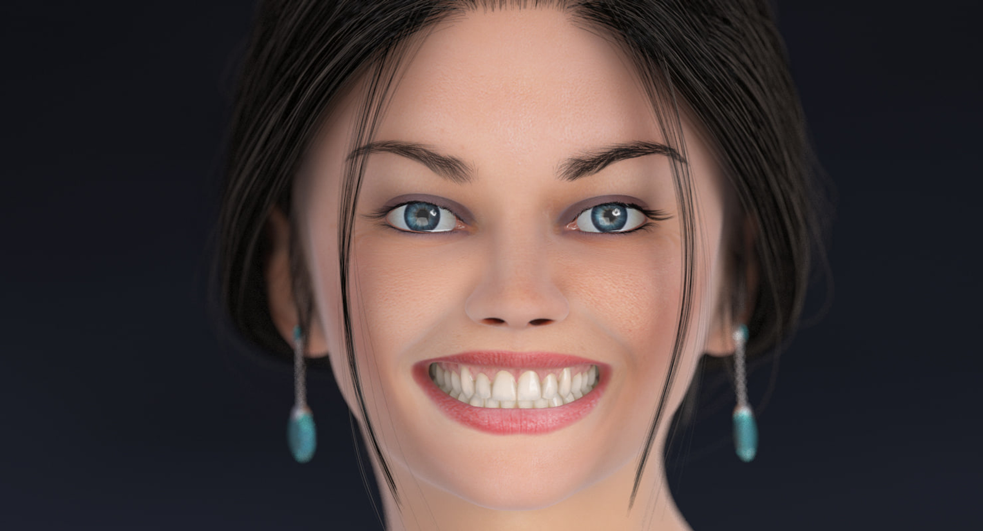 nova ballerina - girl face 3d max