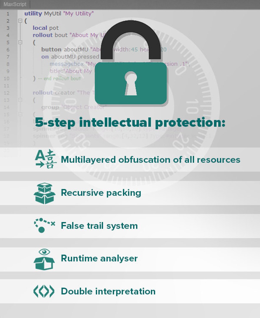 Maxscript Protector - TurboSquid 1246058