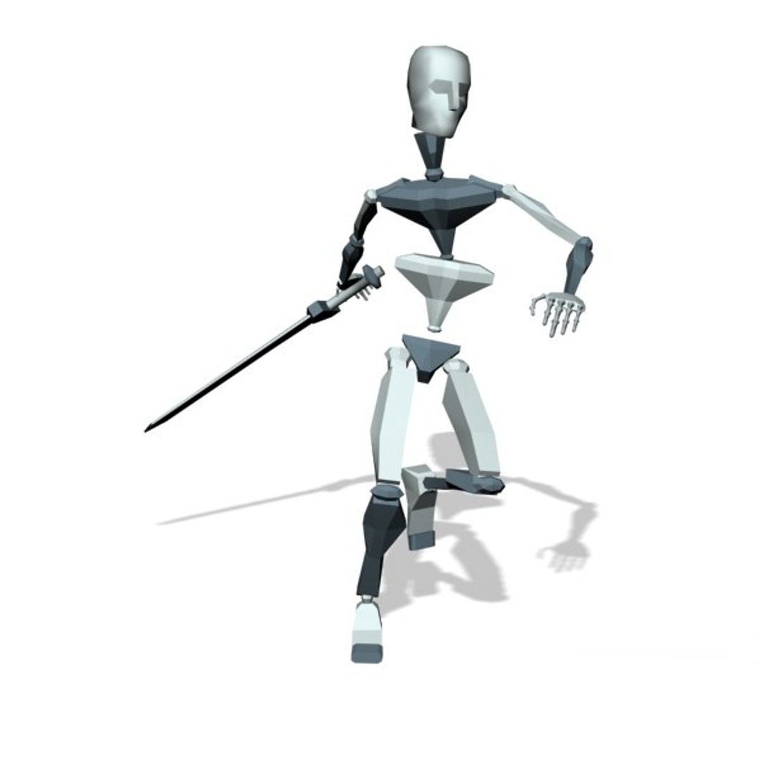 Swordsman running forward - TurboSquid 671116