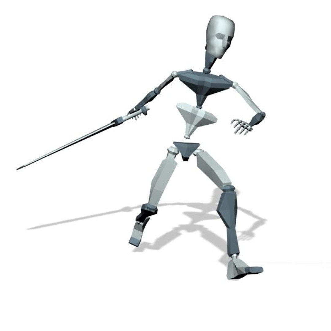Swordsman running forward - TurboSquid 671116