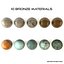 10 Bronze Material shaders for Cinema4d - TurboSquid 1253306