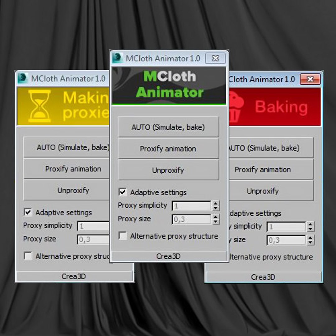 MCloth Animator [MassFX] - TurboSquid 1247827