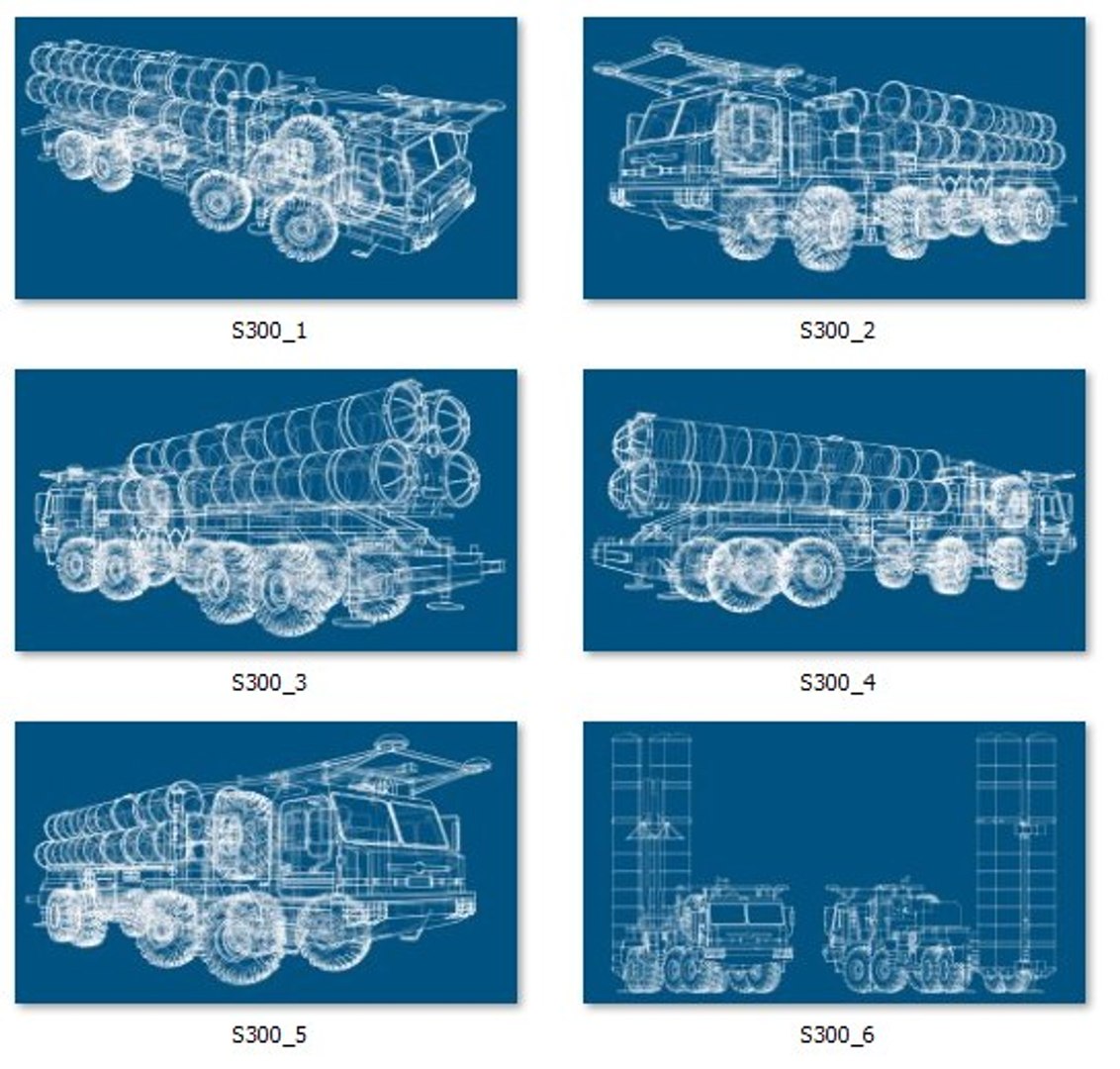Mobile Surface To Air Missile System S300 - TurboSquid 1276482
