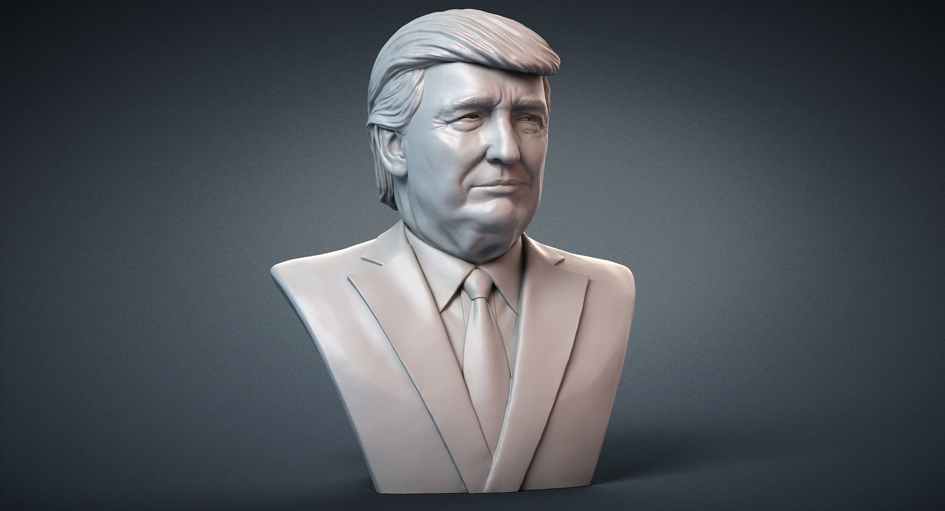 Donald Trump Emotion 1 3D Model - TurboSquid 1160520