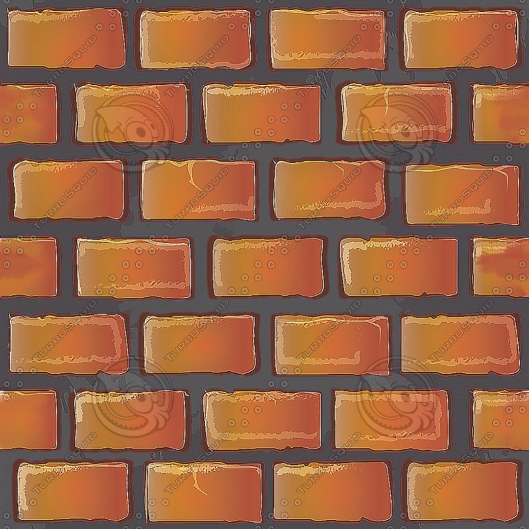 Cartoon Brick Texture - TurboSquid 1309688
