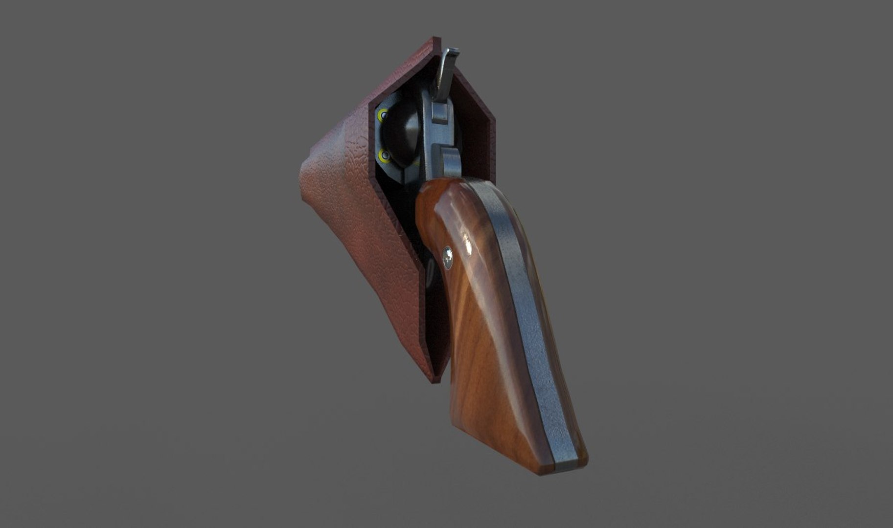 Revolver Steel Animations 3D Model - TurboSquid 1362469