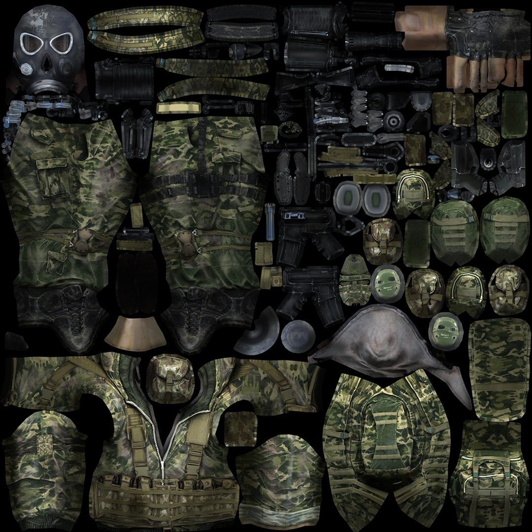 Rig skin 3D model - TurboSquid 1378329