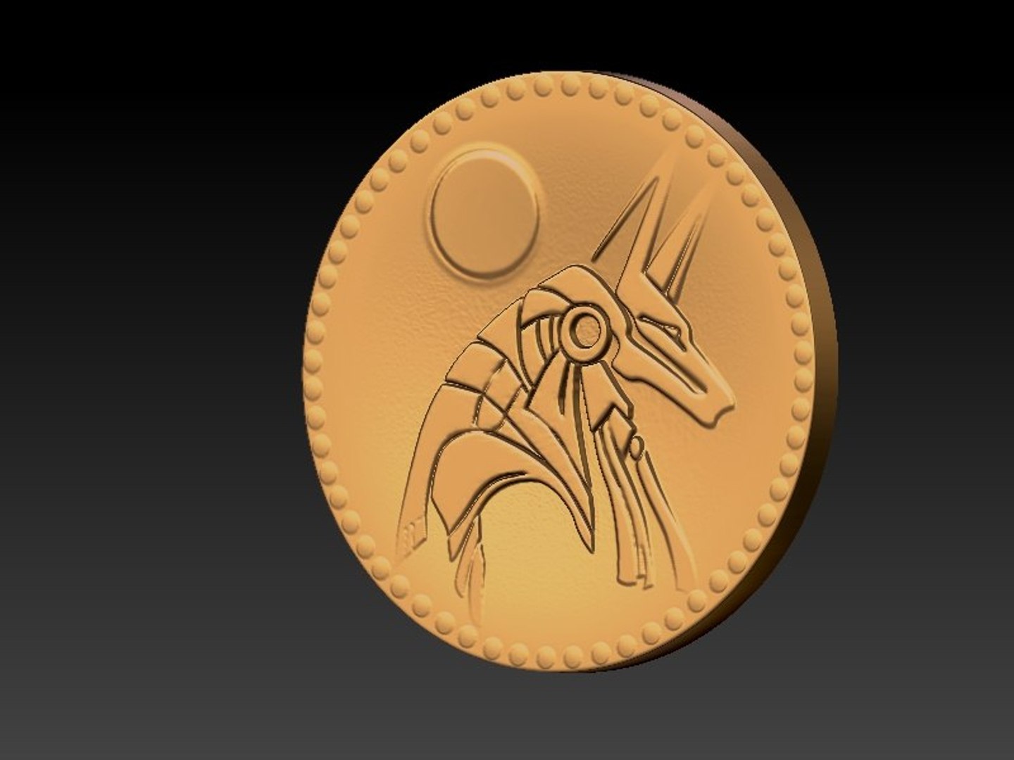 Egyptian Gold Coins 3D - TurboSquid 1385206