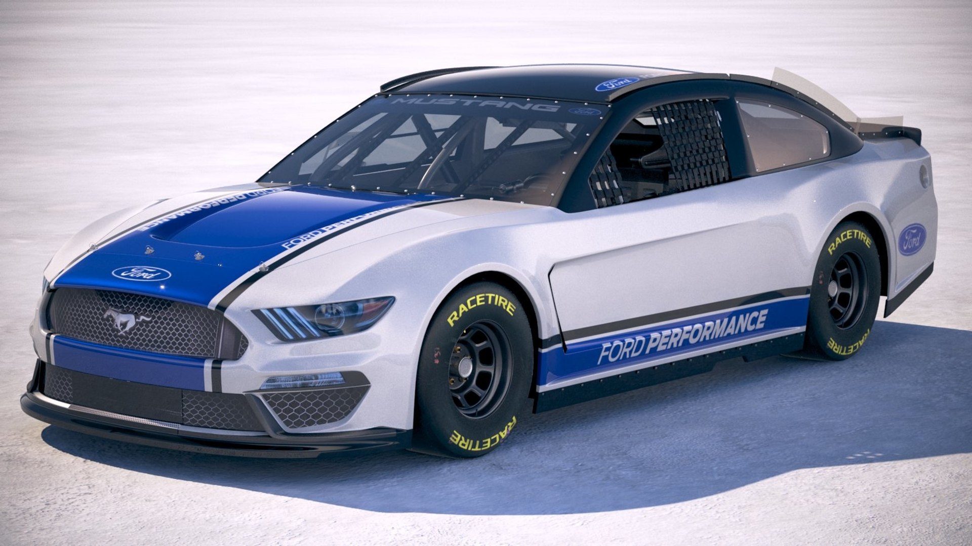 Nascar mustang 2019 3D model - TurboSquid 1404393