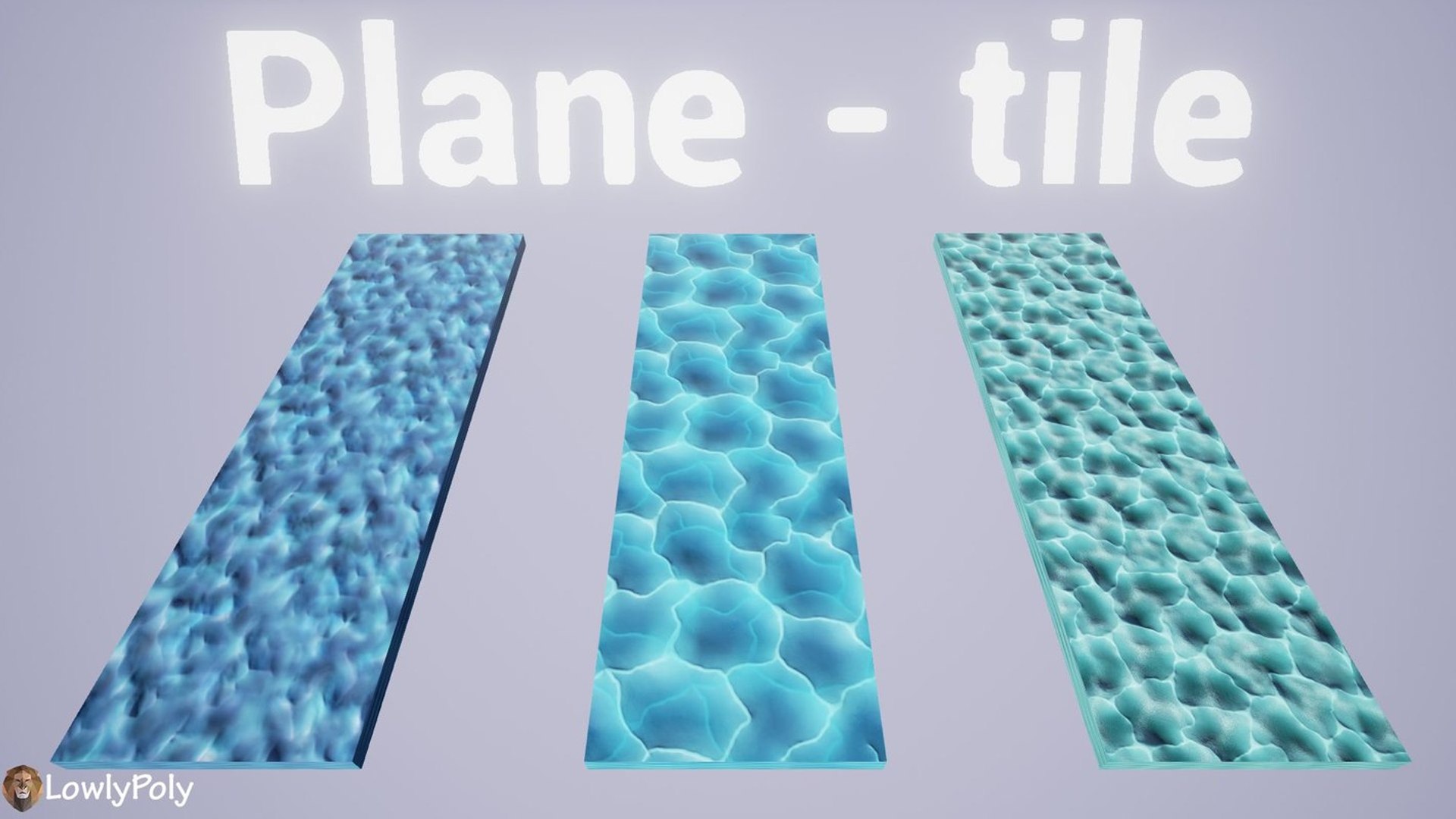 Texture Set Vol.36 Hand Painted Water (Stylized Texture Water ...