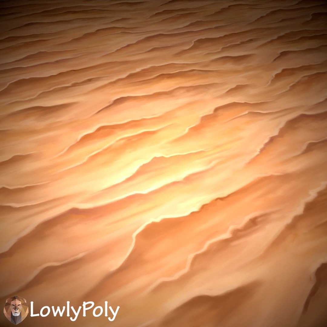 Texture Set Vol.40 Hand Painted Sand (Stylized Texture Sand ...