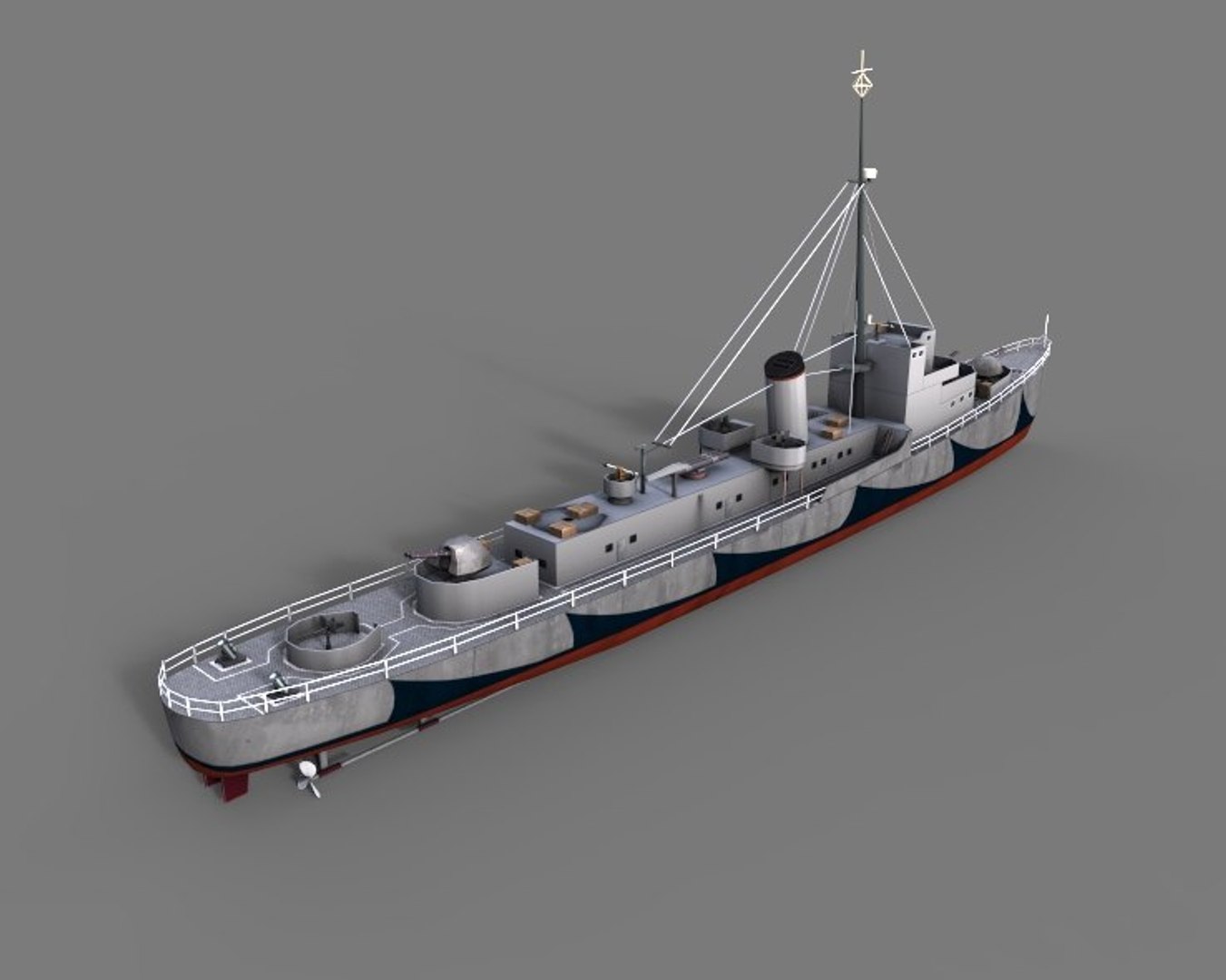 3D Battle Ship Model - TurboSquid 1435185