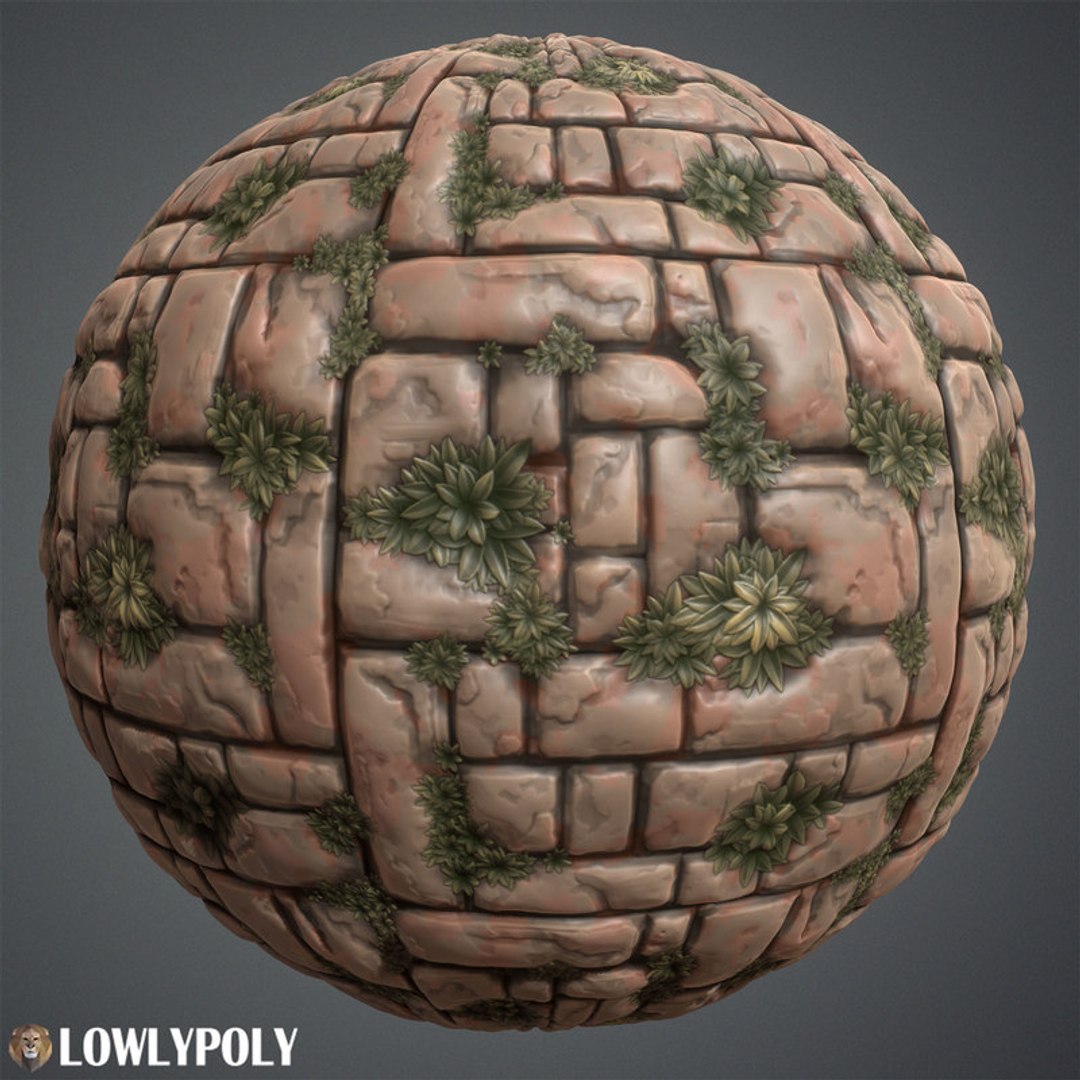 Texture Set Vol.08 Hand Painted Ground (Stylized Texture Ground ...