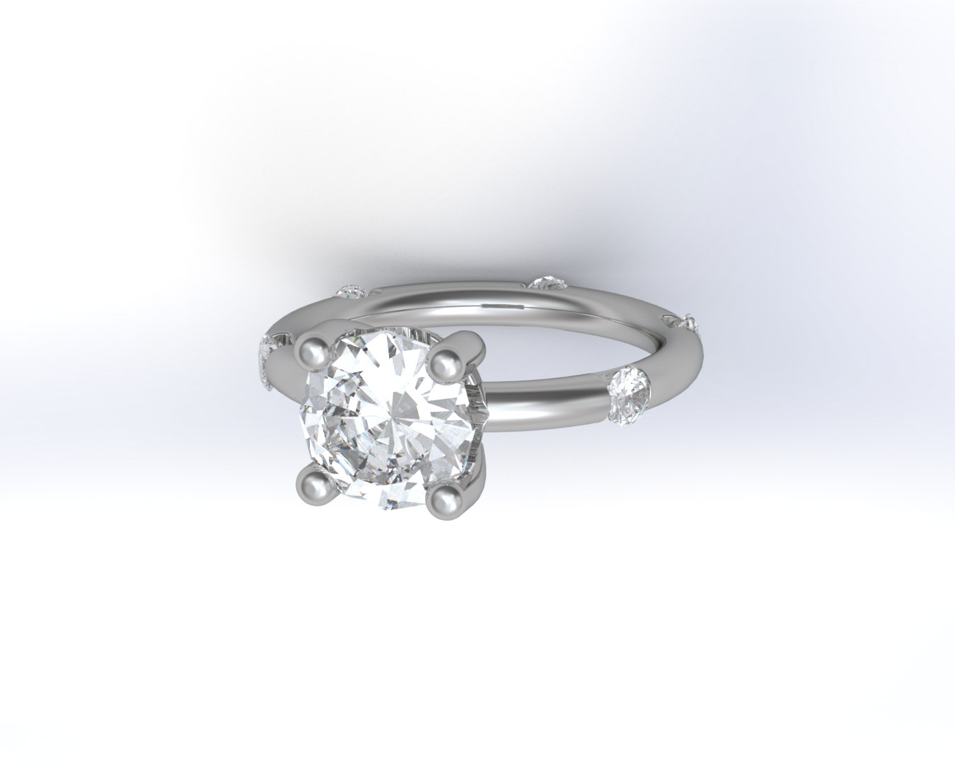 3D engagement ring model - TurboSquid 1441548