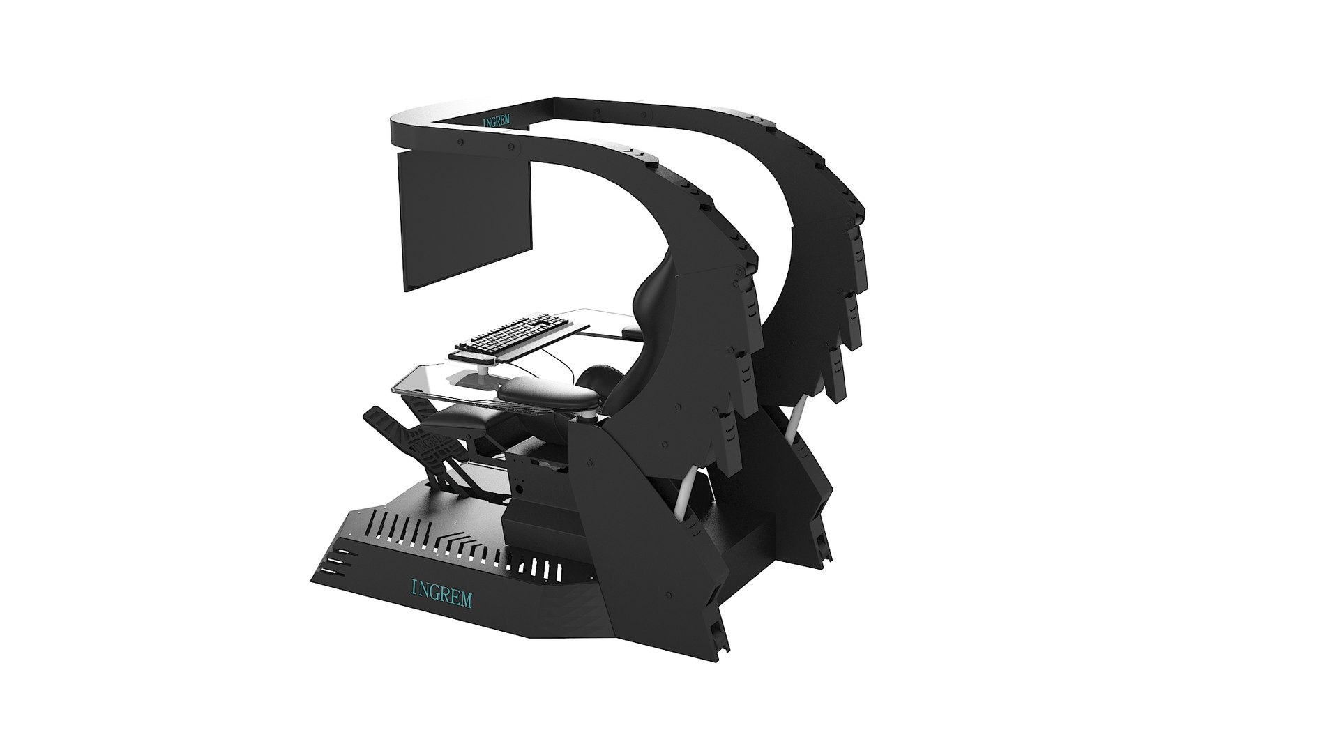 Ingrem Tg-gcp001 Gaming Workstation 3D Model - TurboSquid 1447565