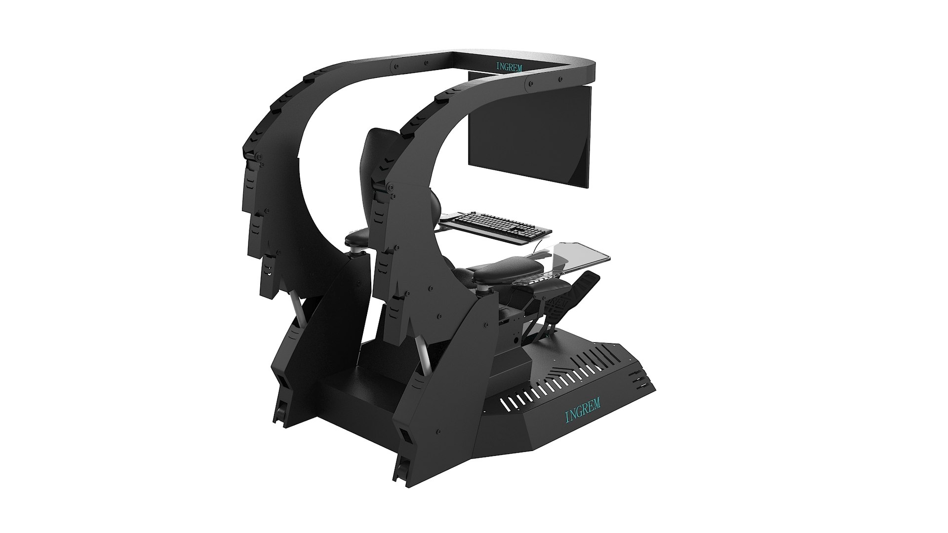 Ingrem Tg-gcp001 Gaming Workstation 3D Model - TurboSquid 1447565
