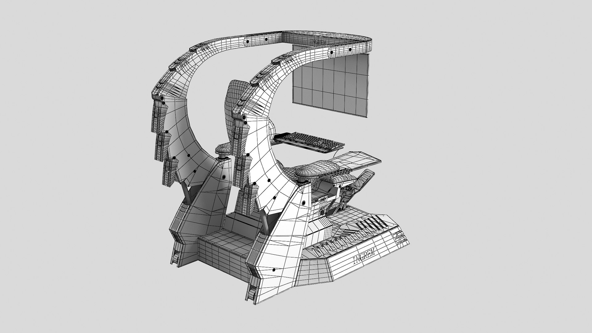 Ingrem Tg-gcp001 Gaming Workstation 3D Model - TurboSquid 1447565