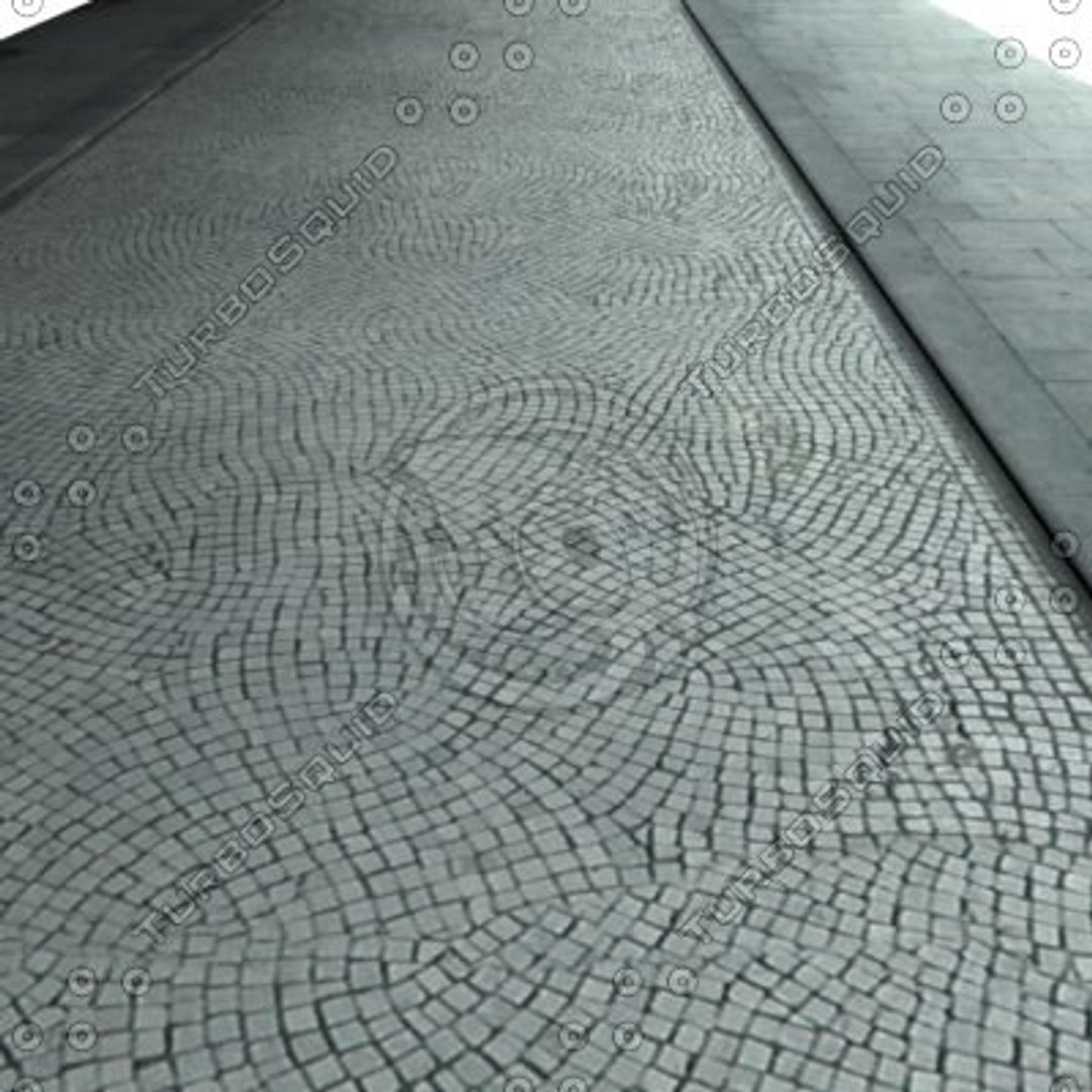 Modern Cobblestone Street and Sidewalk Medium resolution.jpg ...