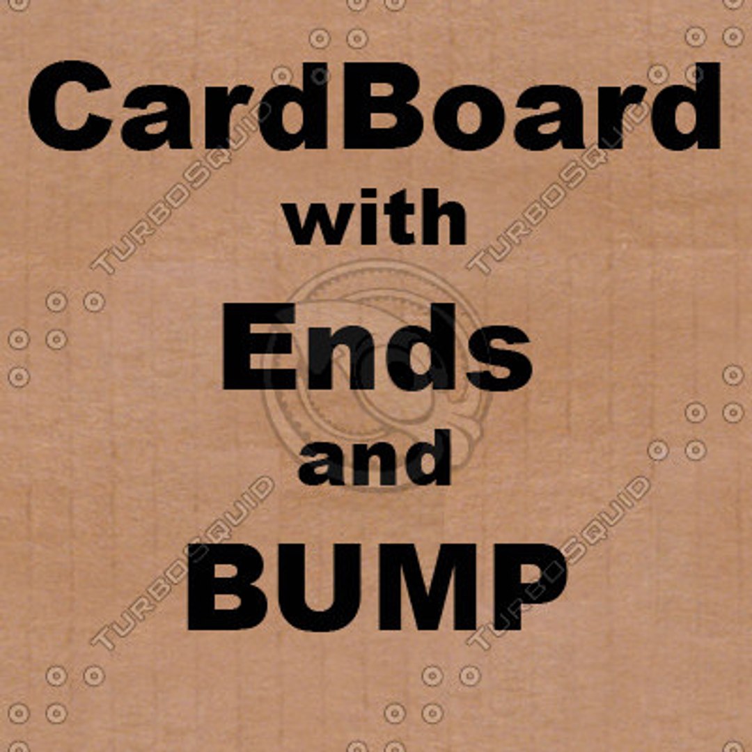 Corrugated Cardboard texture, with ends & bump - TurboSquid 337138