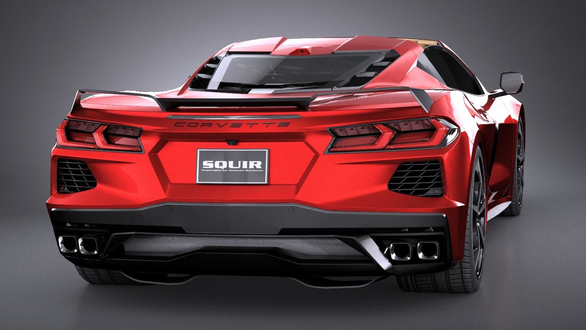 3D chevrolet corvette c8 model - TurboSquid 1479154