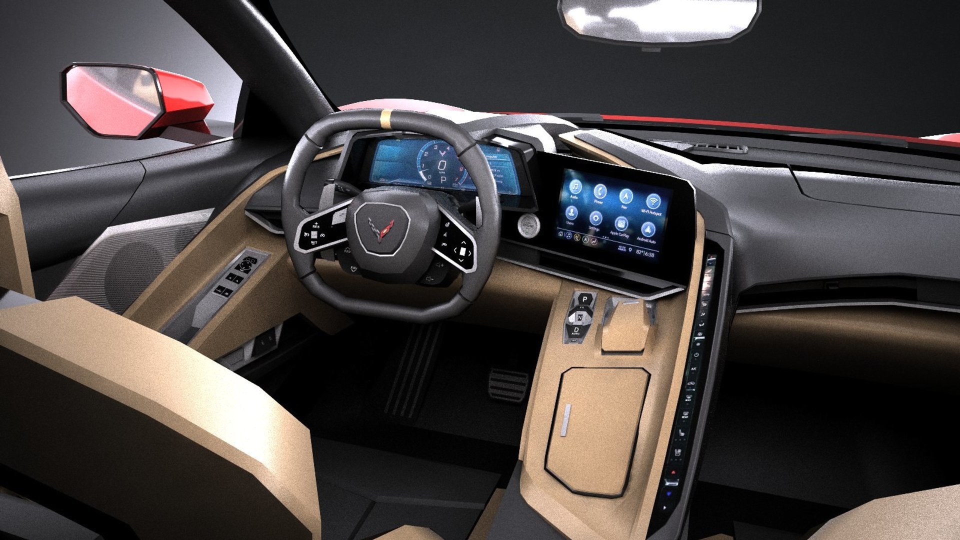 3D Chevrolet Corvette C8 Model - TurboSquid 1479154