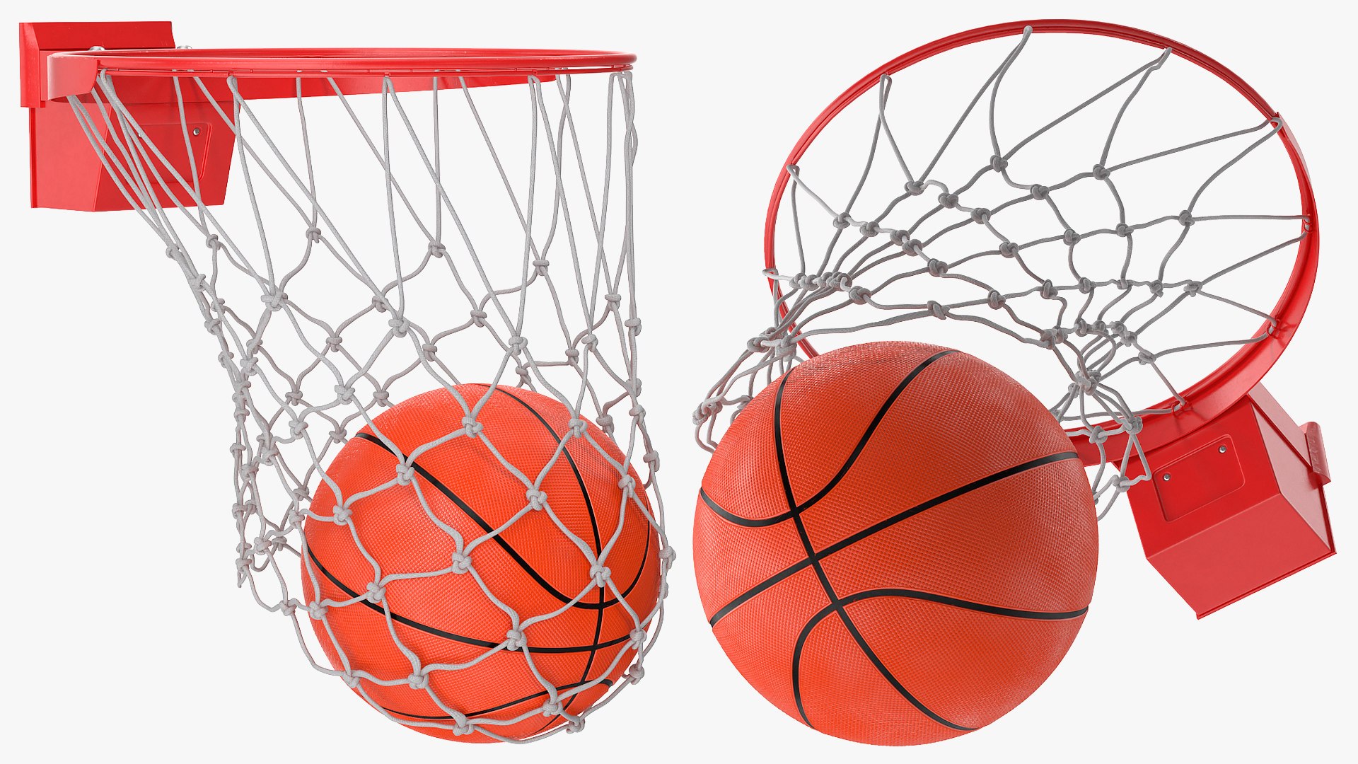 3D Basketball Ball Falls Net Model - TurboSquid 1488341