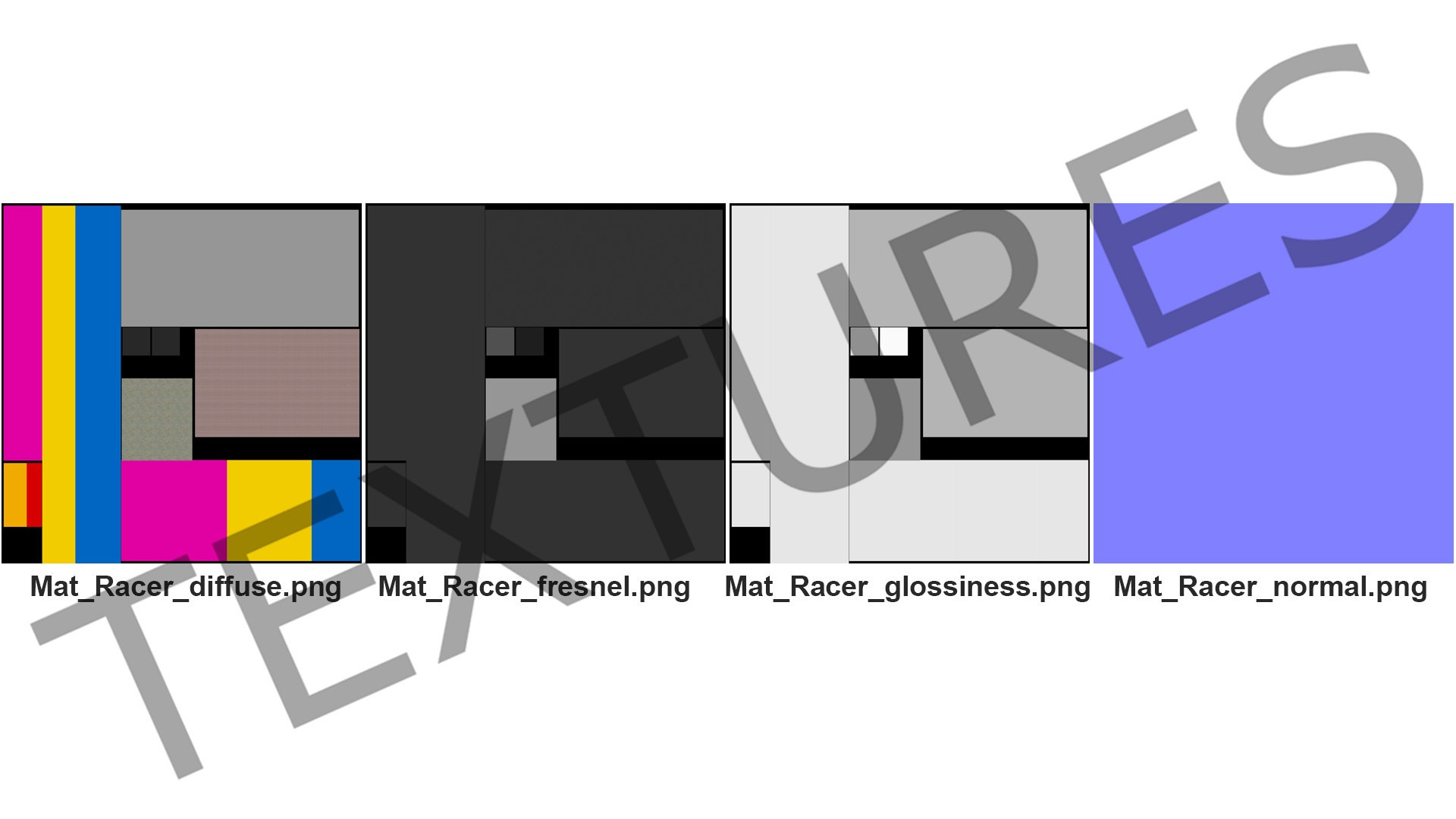 3D Mat Racer Water Slide Model - TurboSquid 1493662