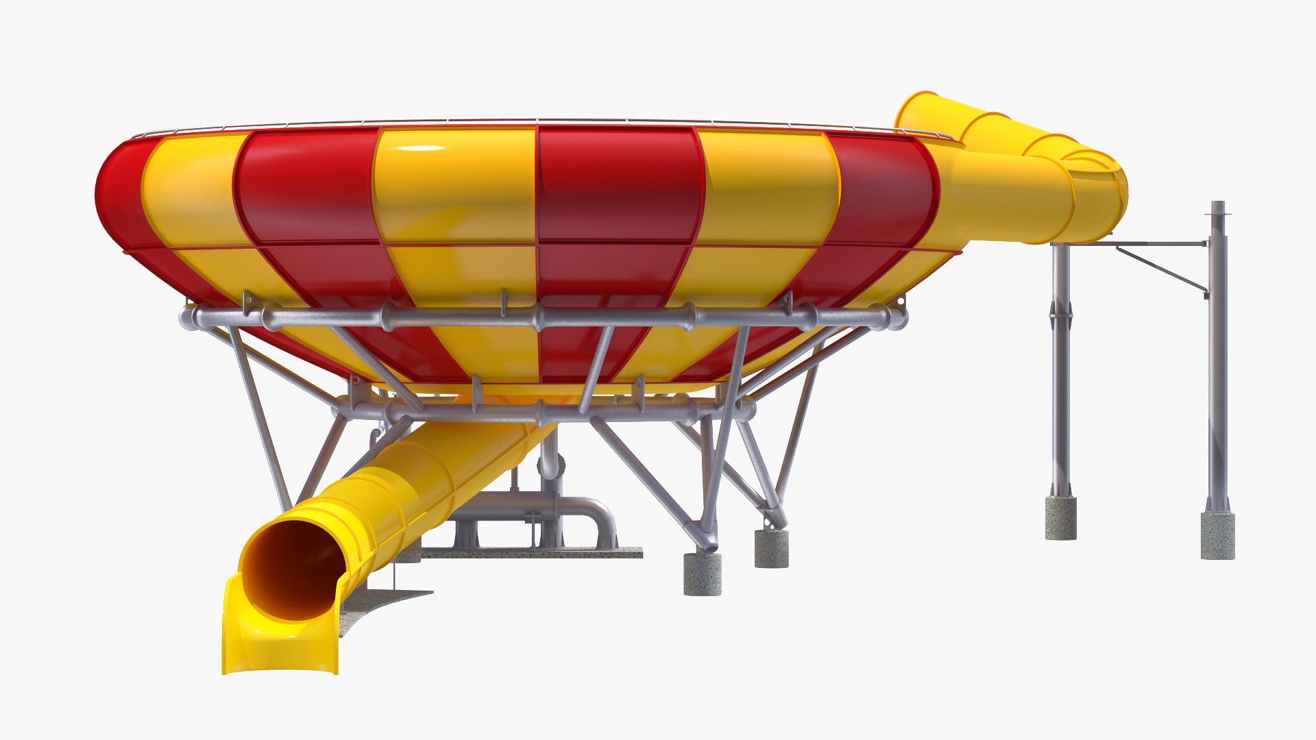 Water Slide Funnel Model - TurboSquid 1493669