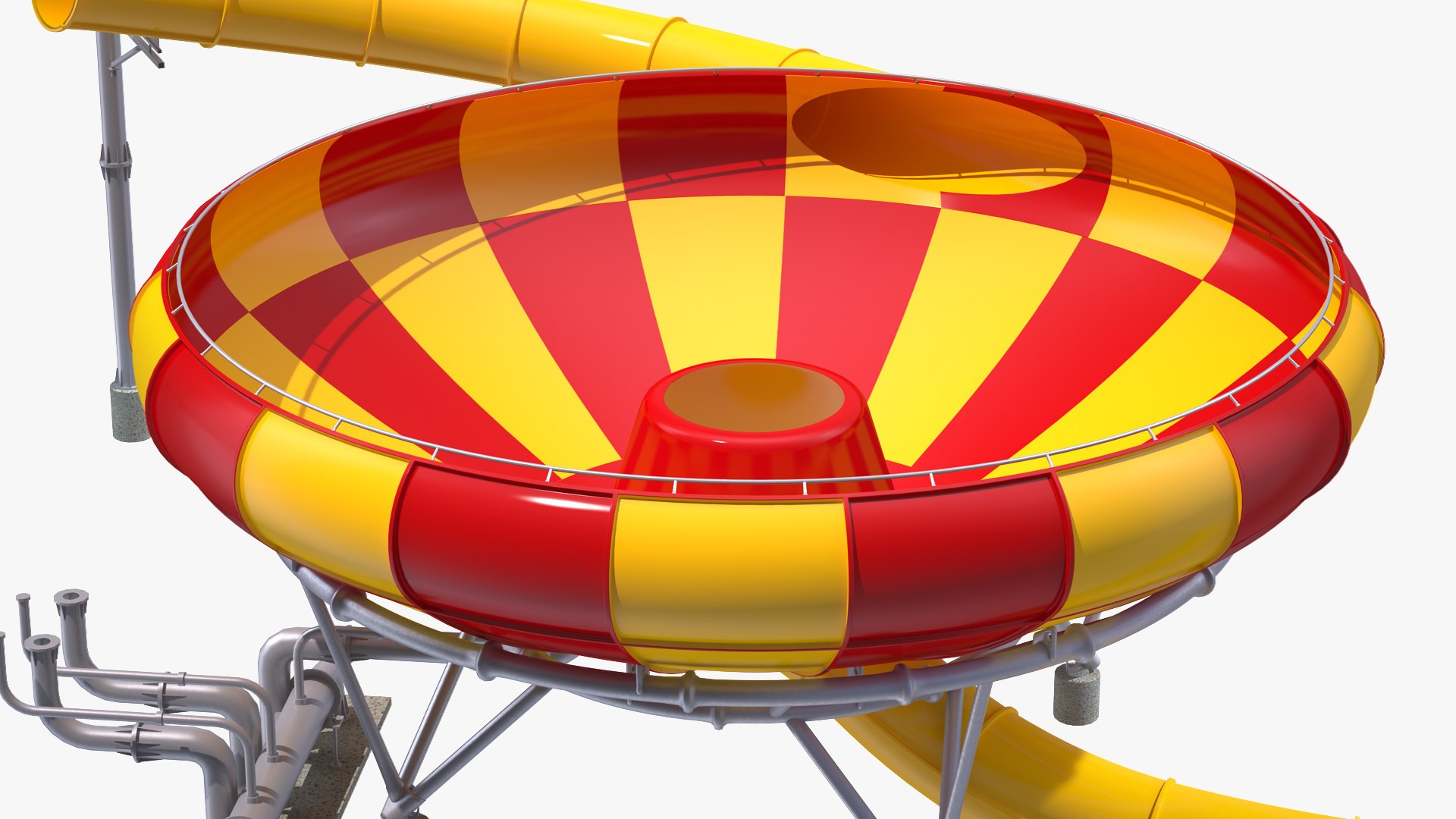 Water Slide Funnel Model - TurboSquid 1493669