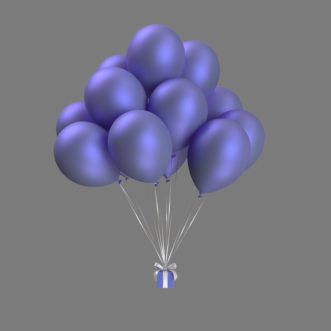 3D Flying Gift Model - TurboSquid 1498056
