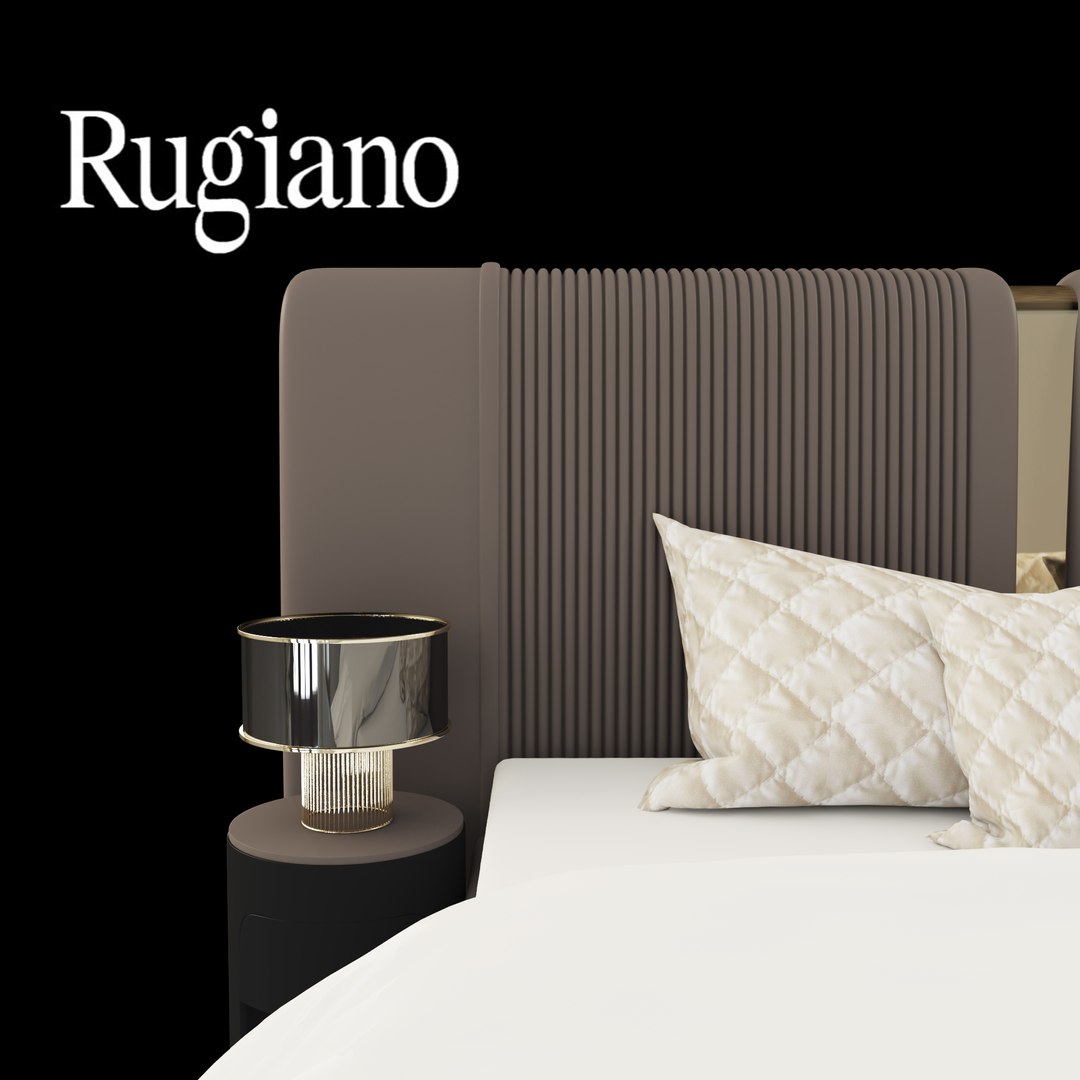 Rugiano Bed 3D - TurboSquid 1500116