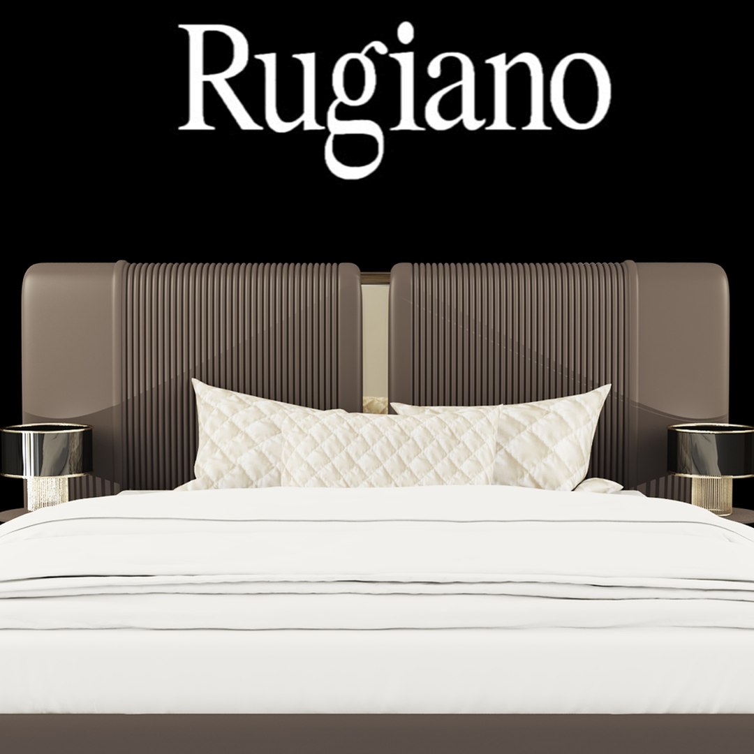 Rugiano Bed 3D - TurboSquid 1500116