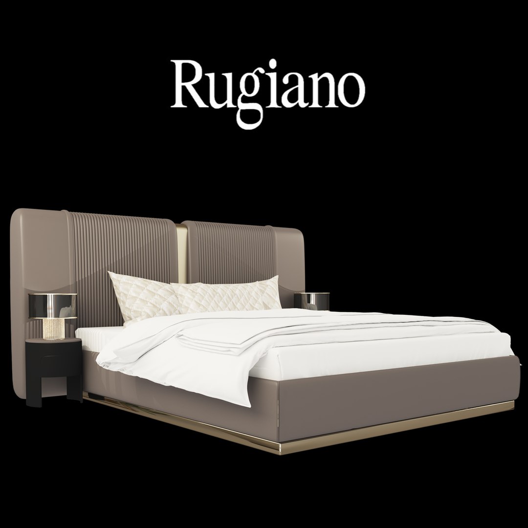 Rugiano Bed 3D - TurboSquid 1500116
