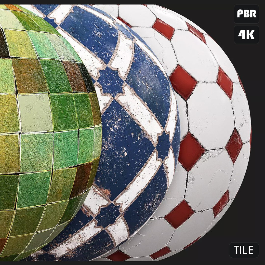 PBR Tile textures - TurboSquid 1506485