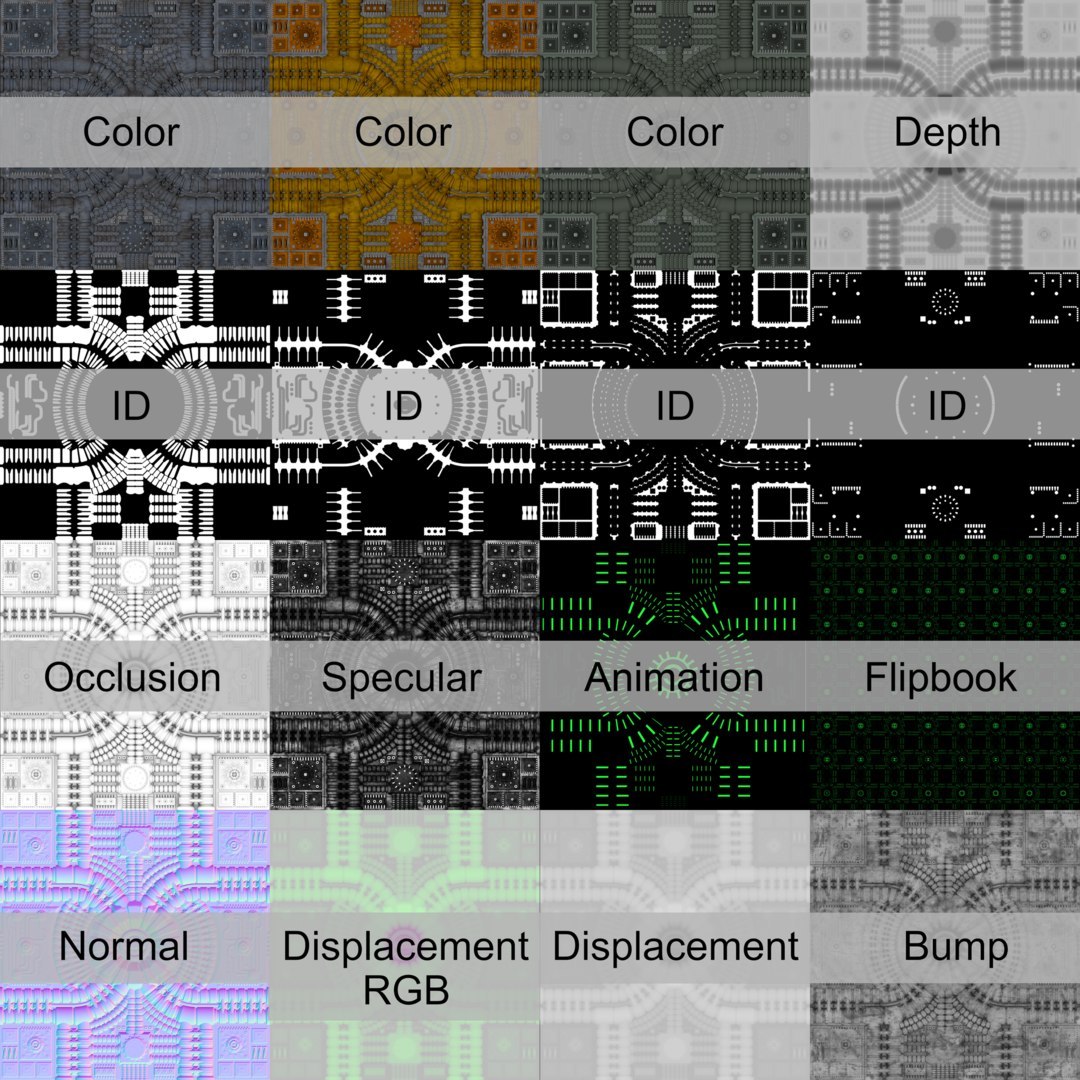 MT Tech 101 Maps - TurboSquid 808012