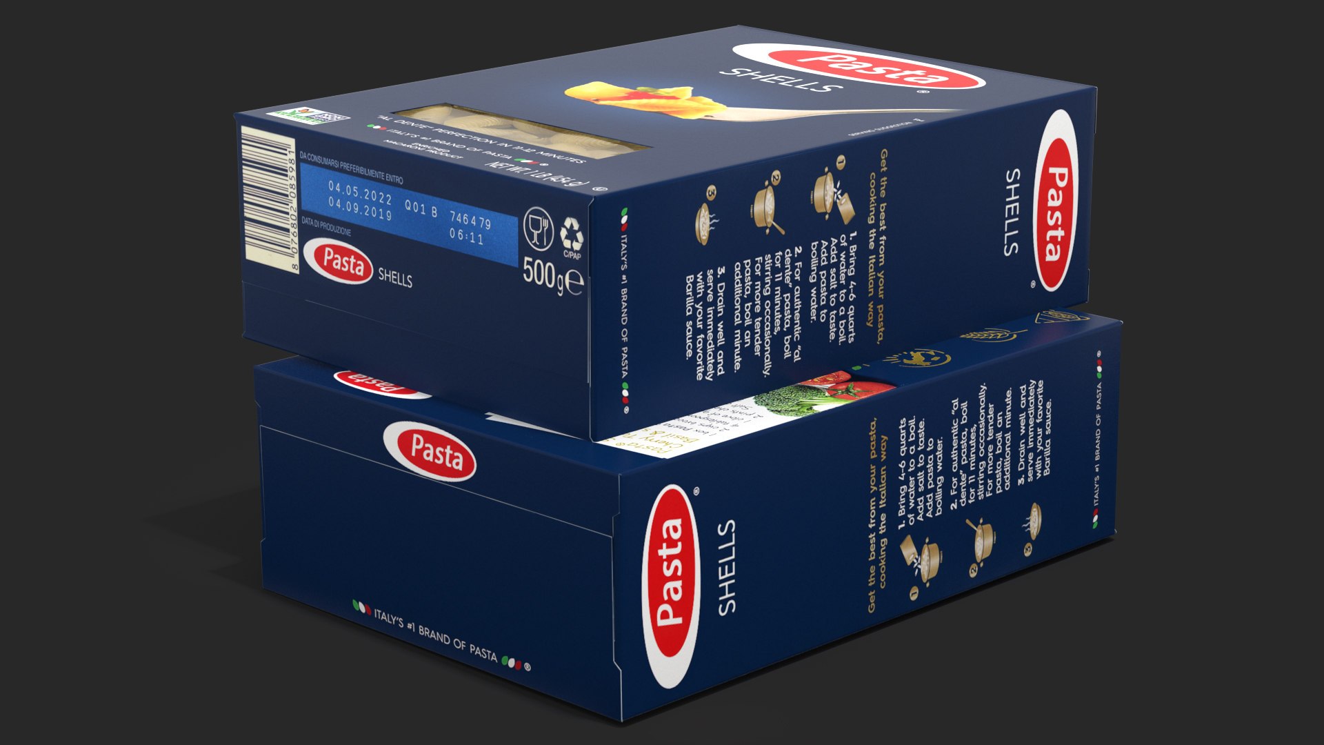 Box Shells 3D Model - TurboSquid 1509348