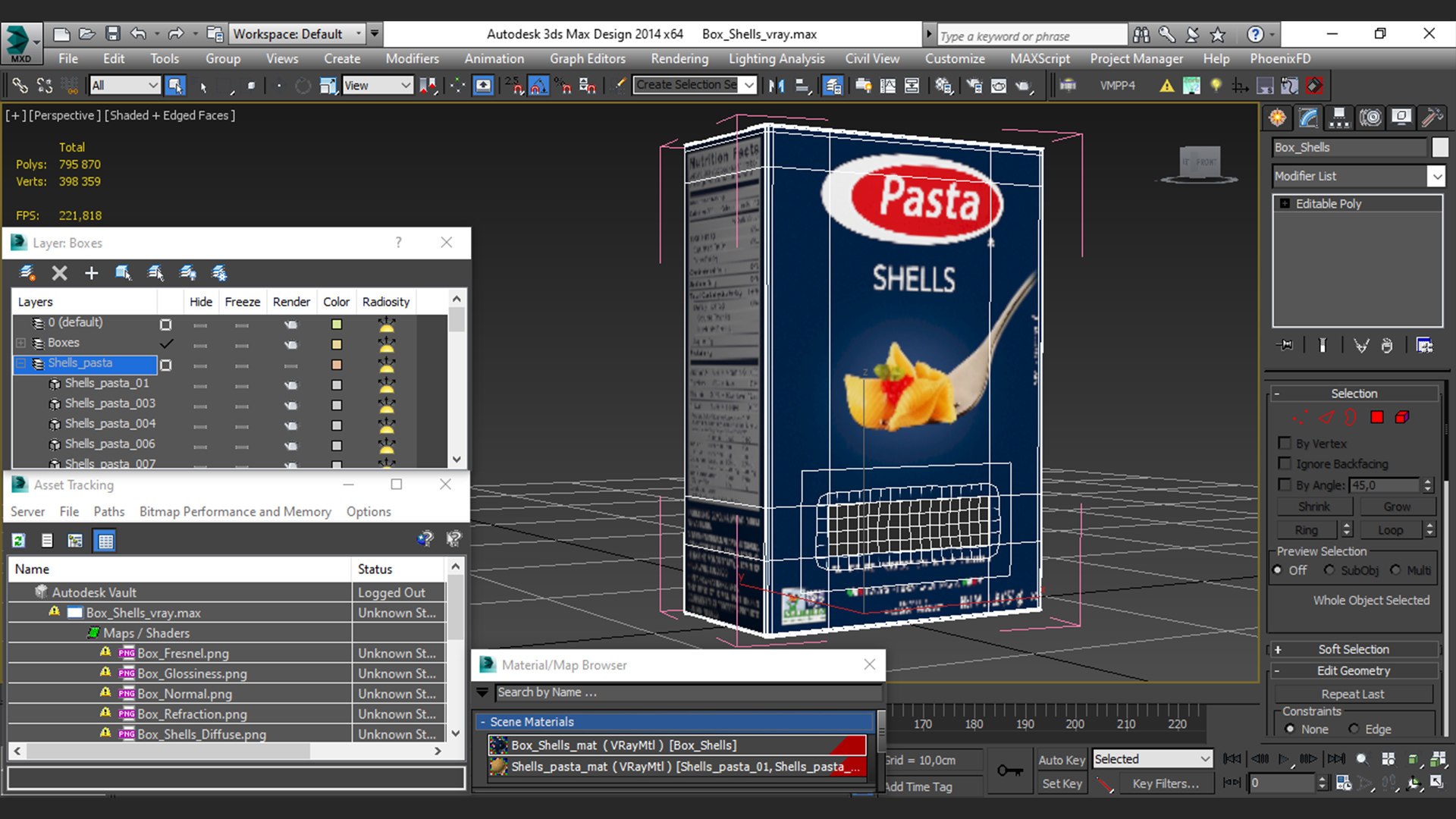 Box Shells 3D Model - TurboSquid 1509348