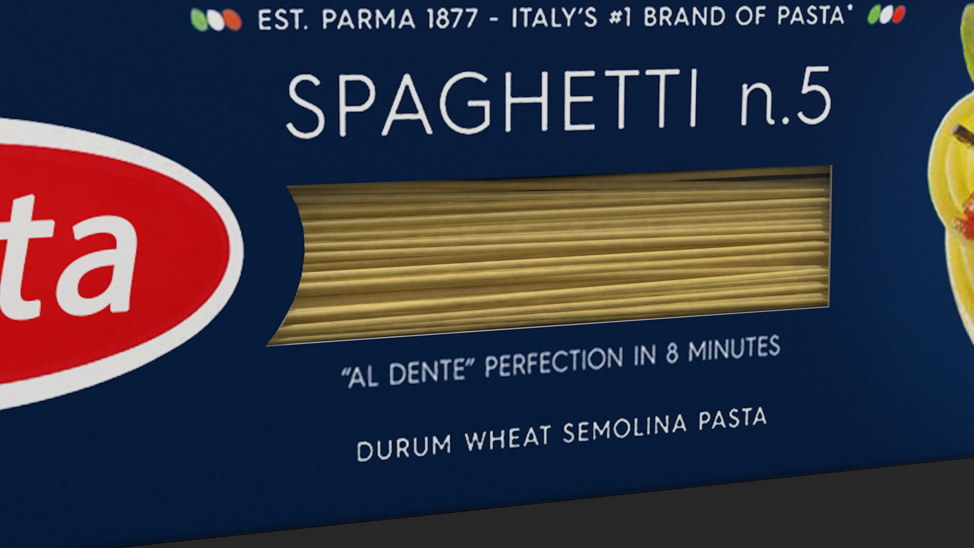 Spaghetti Pasta Box 3D Model - TurboSquid 1509544