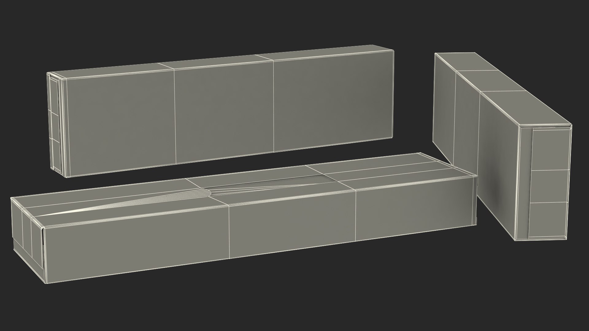 Spaghetti Pasta Box 3D Model - TurboSquid 1509544